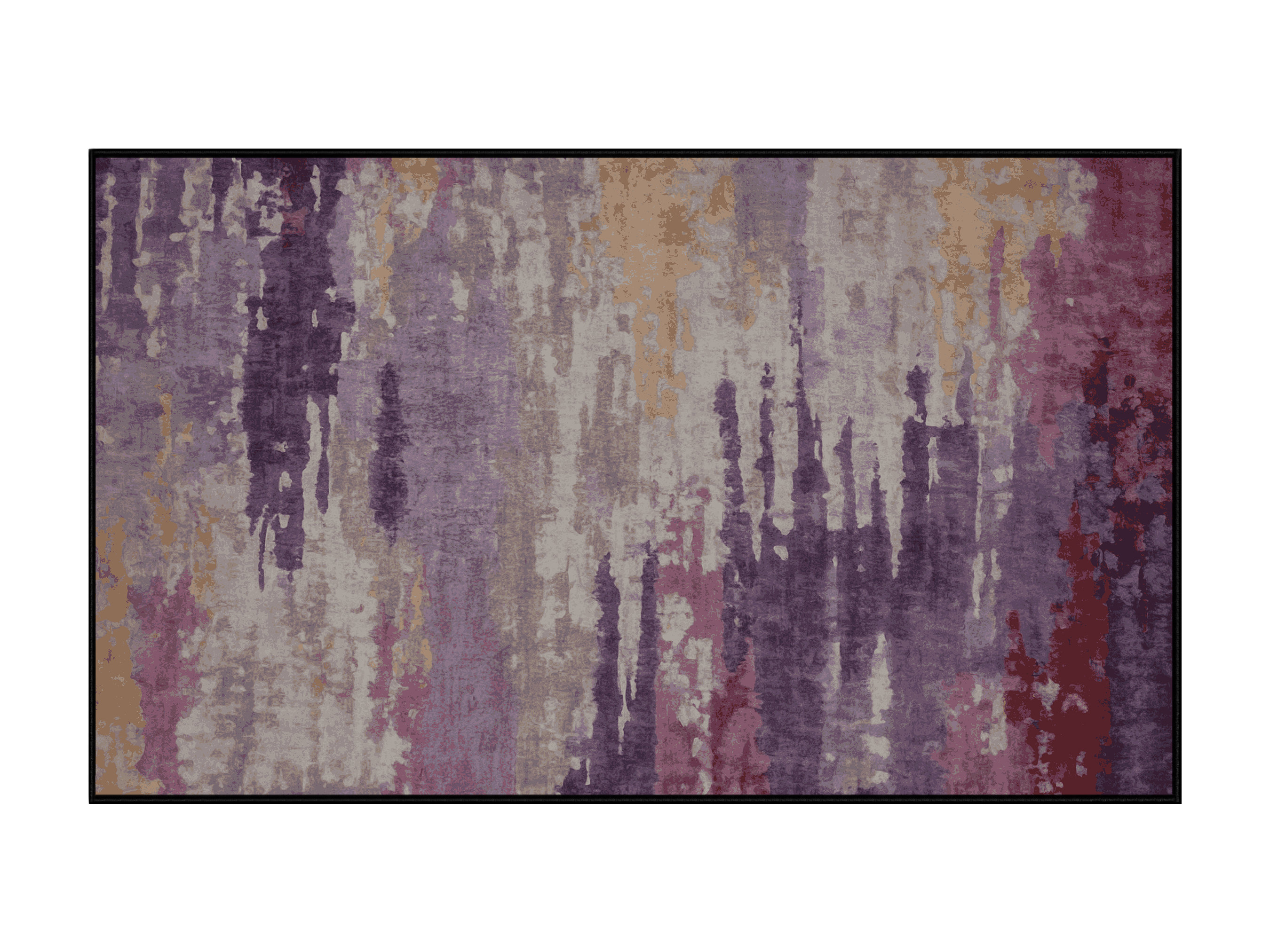 17 Stories Machine Washable Black Area Rug | Wayfair