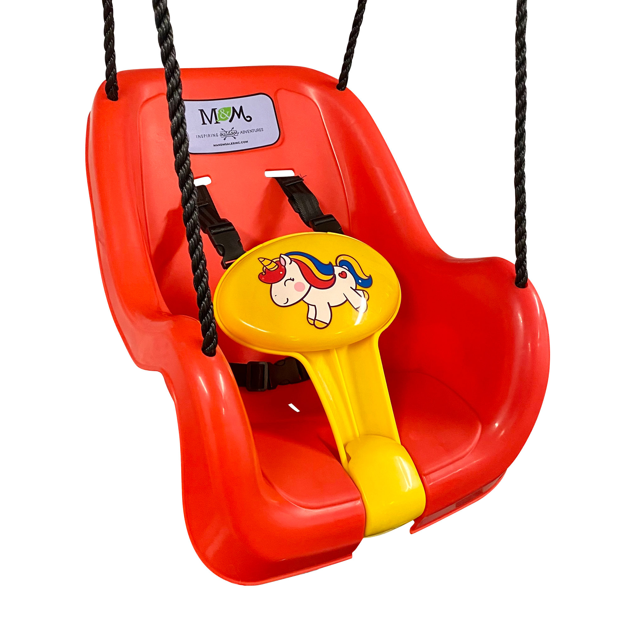 M&M Sales Enterprise Plastic Bucket Swing with Chains and Hooks ...