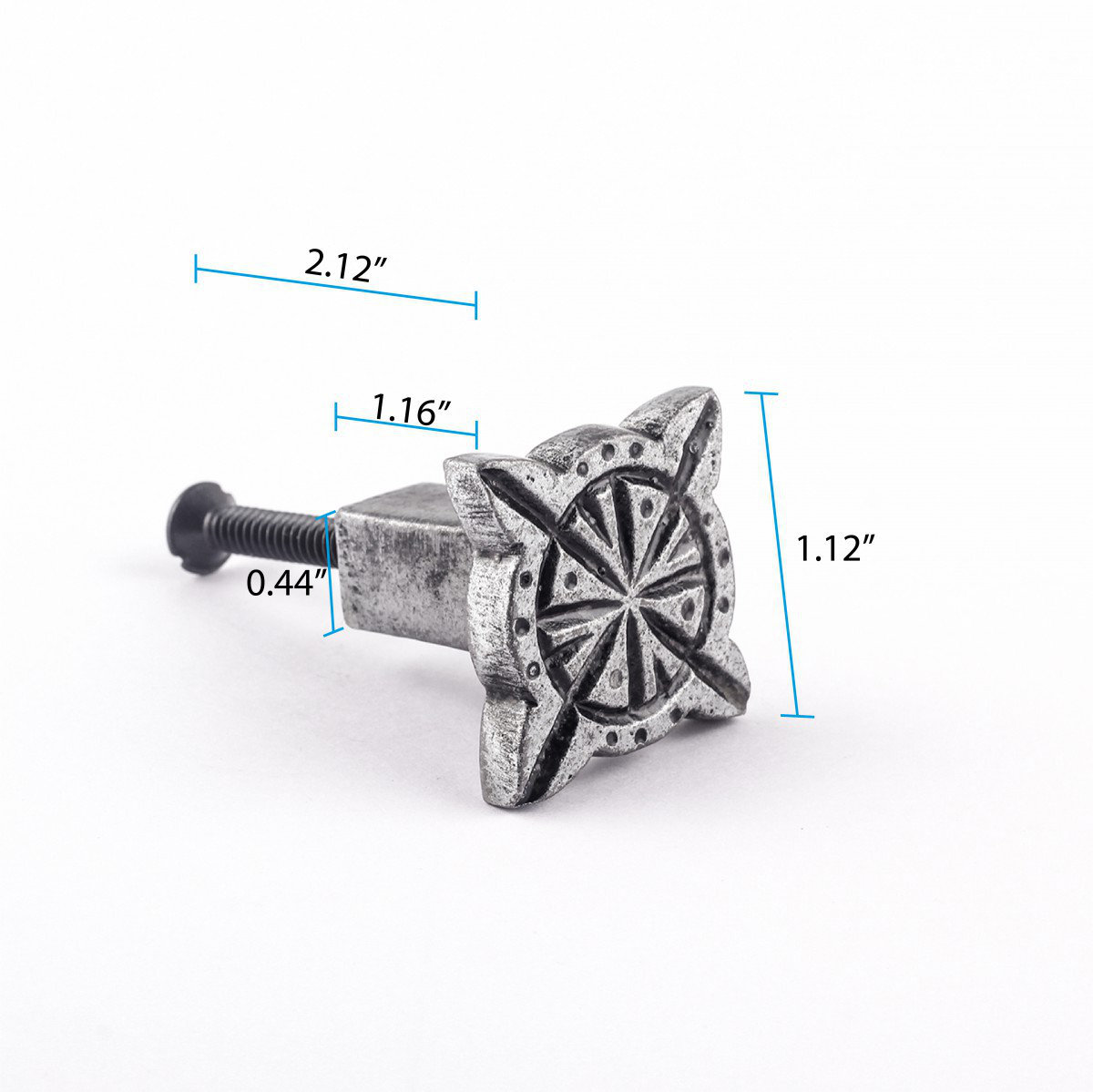 The Renovators Supply Inc. Wrought Iron Cabinet Knob Pull Decorative ...