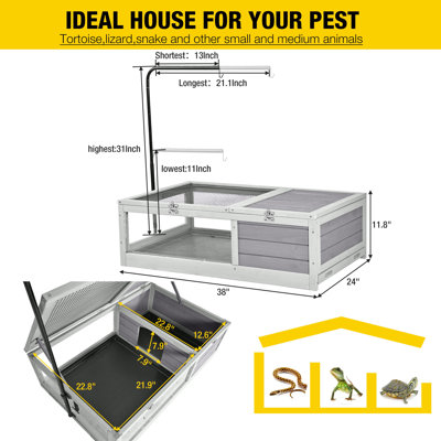 Tucker Murphy Pet™ Byrd-Green Weather Resistant Rabbit Cage & Reviews ...