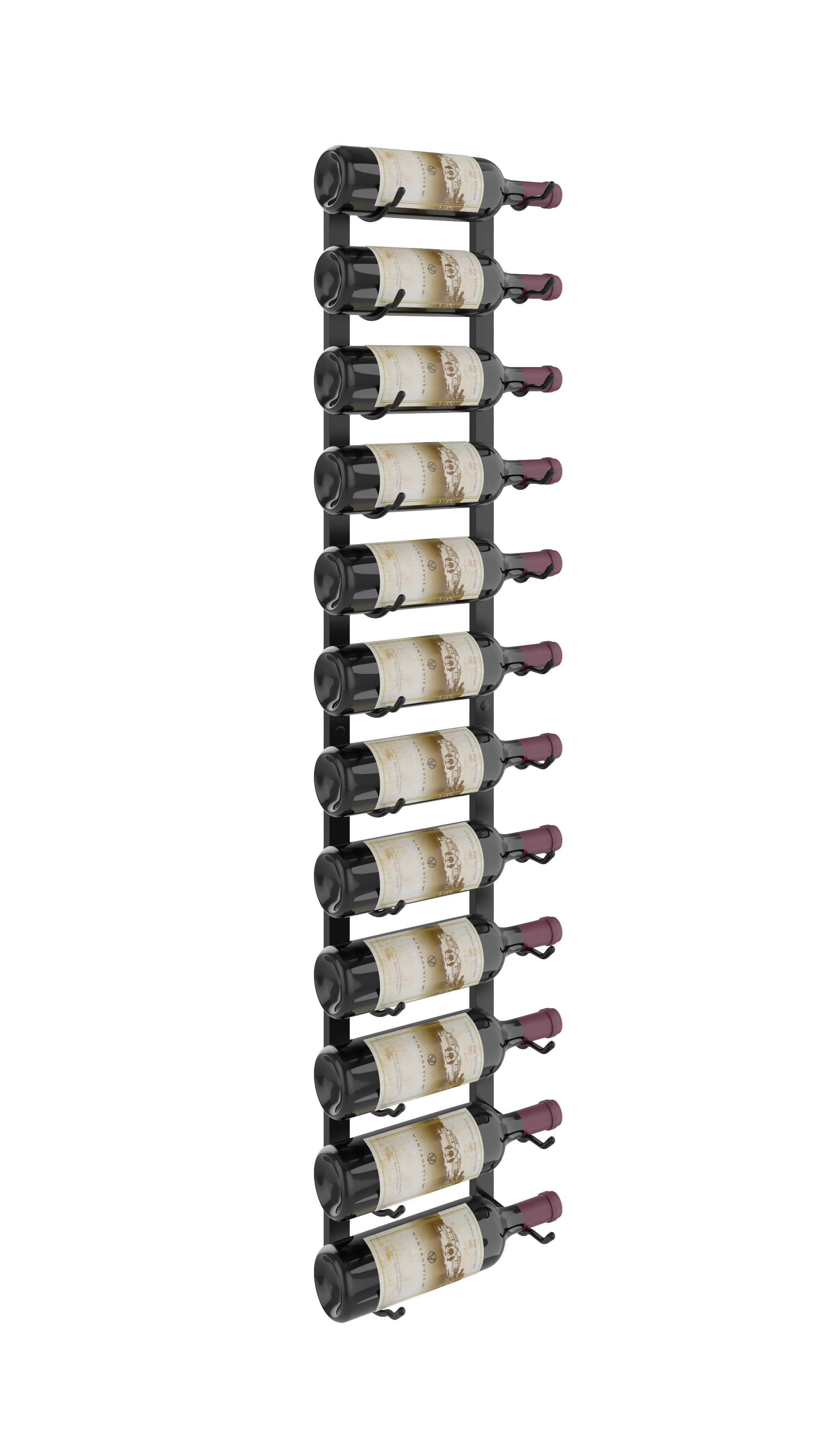 Rebrilliant Indurial 12 Bottle Wall Mounted Wine Bottle Rack & Reviews ...
