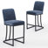 Wade Logan® Bryken Upholstered Counter Stool with Metal Frame & Reviews ...