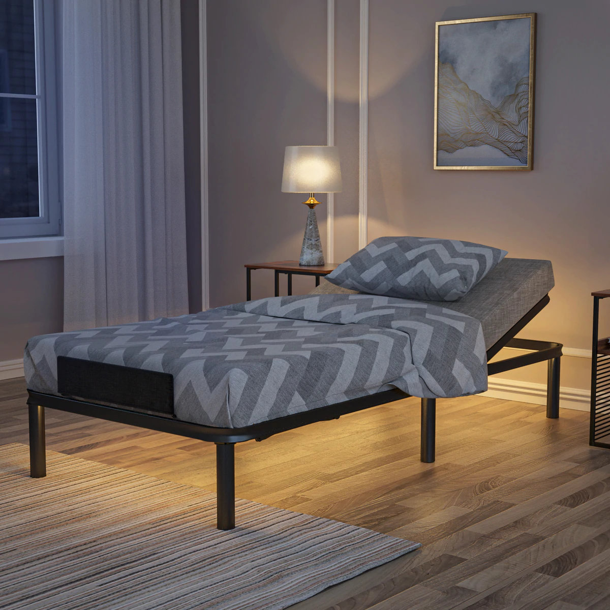 Alwyn Home Fritsch 10.8" Zero Gravity Adjustable Bed with Wireless ...