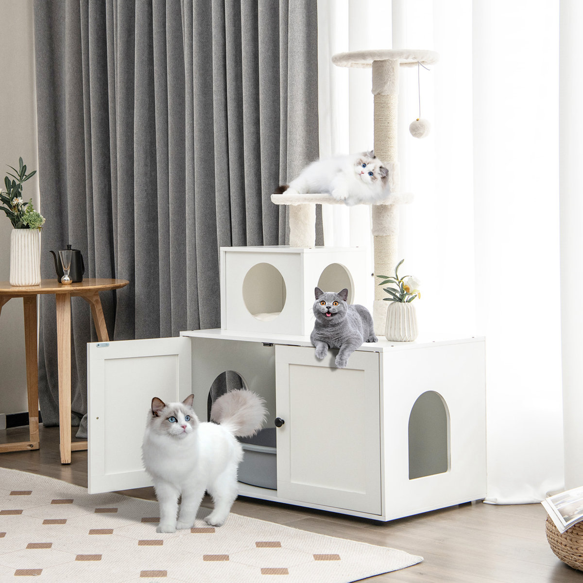 Archie & Oscar™ Godalming Litter Box Enclosure & Reviews | Wayfair
