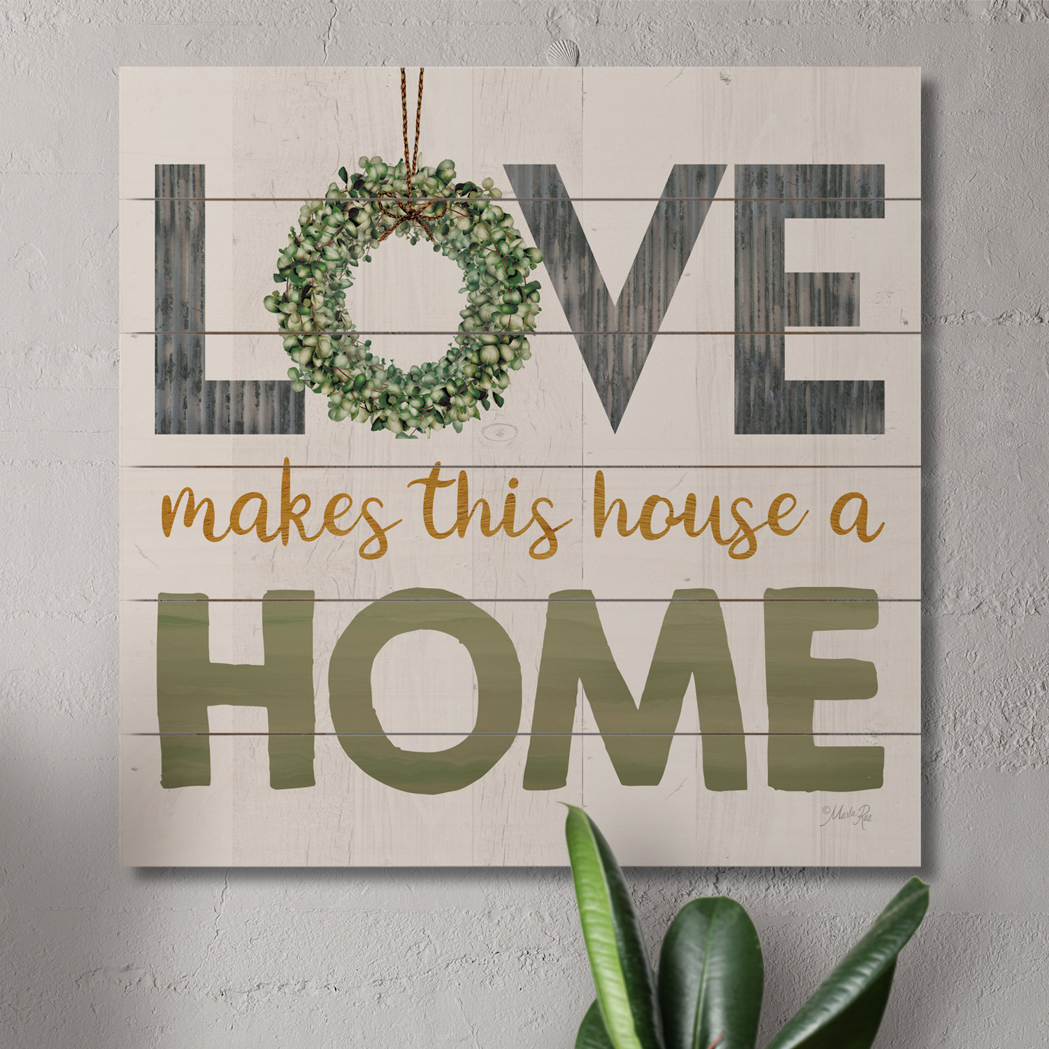 Gracie Oaks House A Home Decorative Hanging Wood Wall Sign | Wayfair