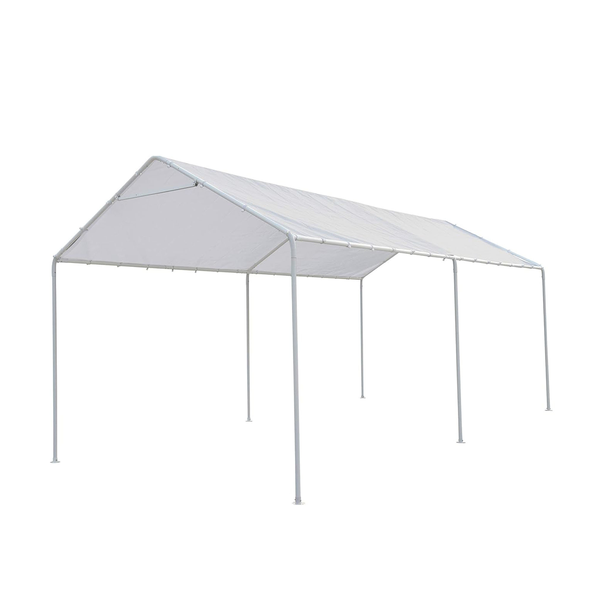 INKEDZ 10 x 20 Ft Carport Replacement Canopy Cover Garage Top Tent ...