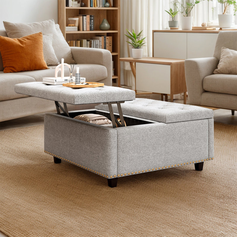 square ottoman coffee table