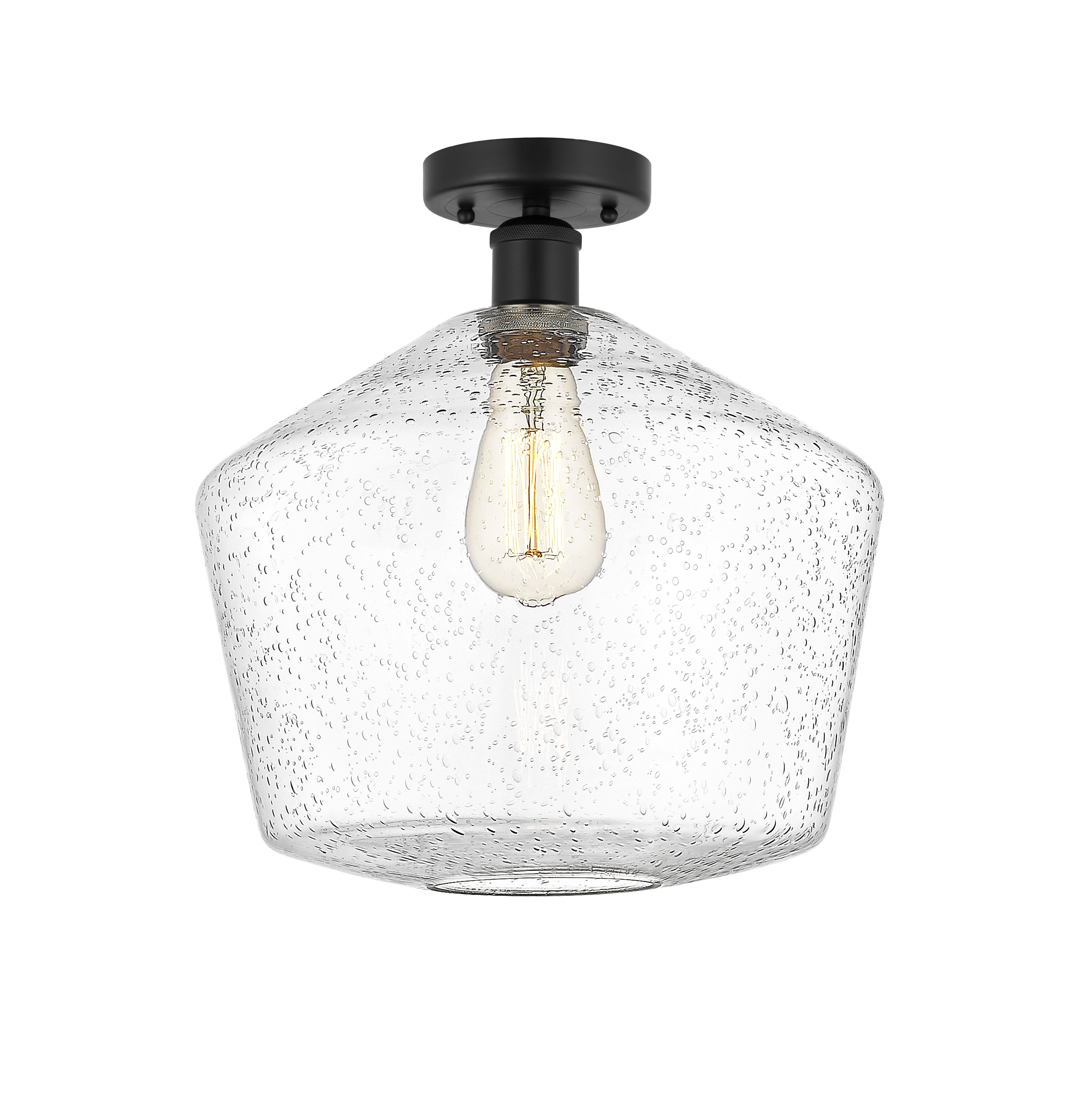 Breakwater Bay Amylea Glass Semi Flush Mount | Wayfair