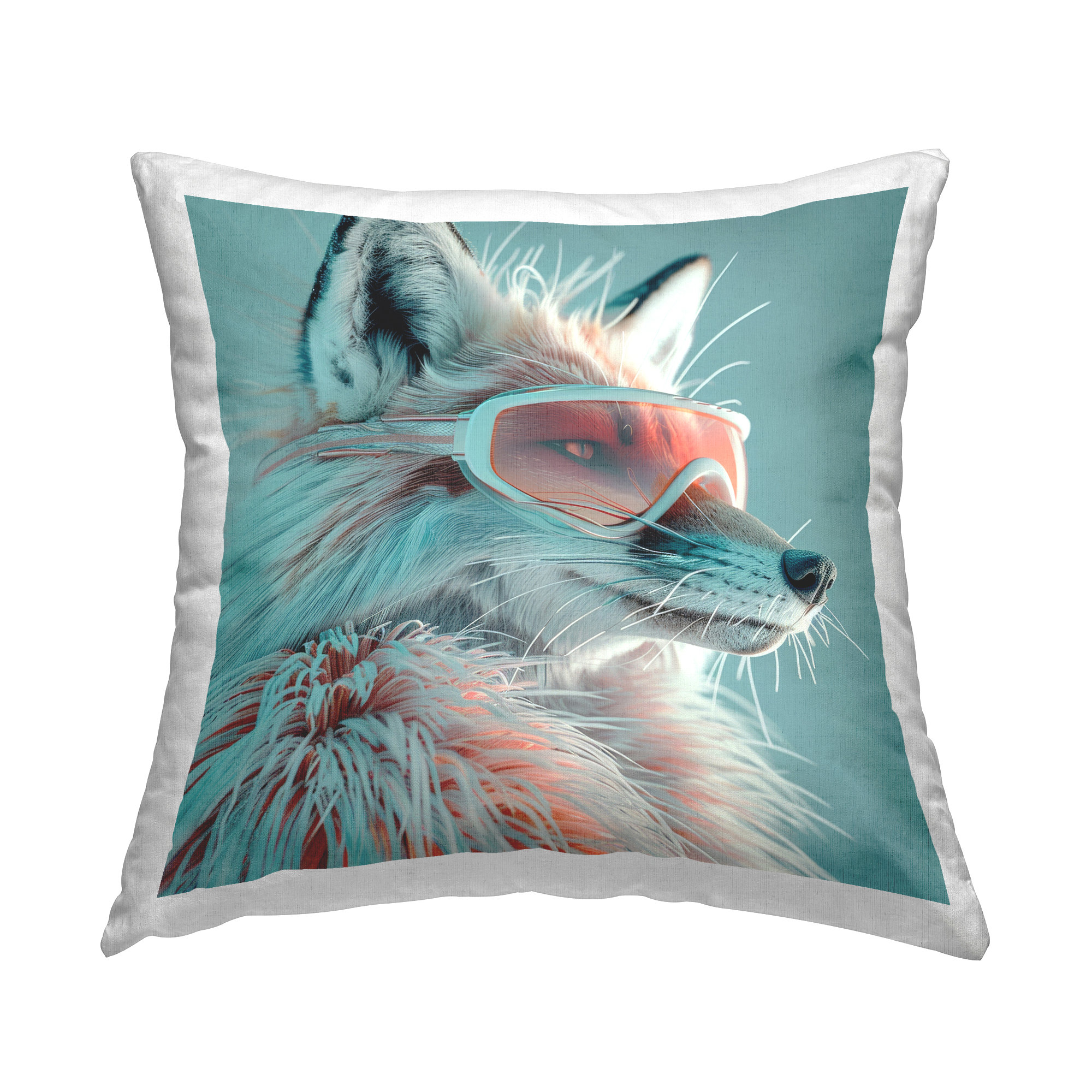 Stupell Industries Winter Whimsy Fox Decorative Printed Throw Pillow by ...