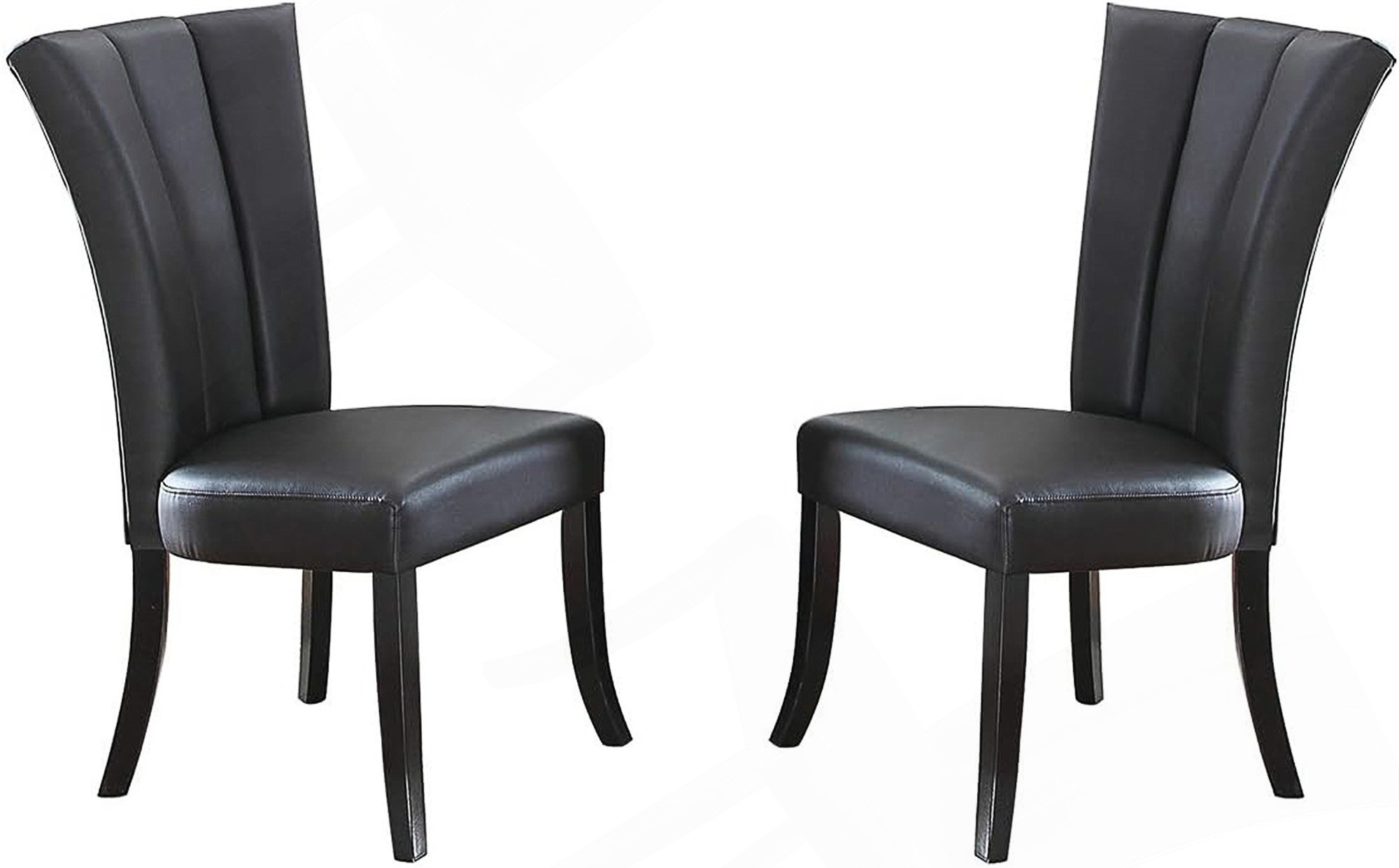 Wildon Home® Elegant Upholstered Dining Chairs With Wide Flair Back ...