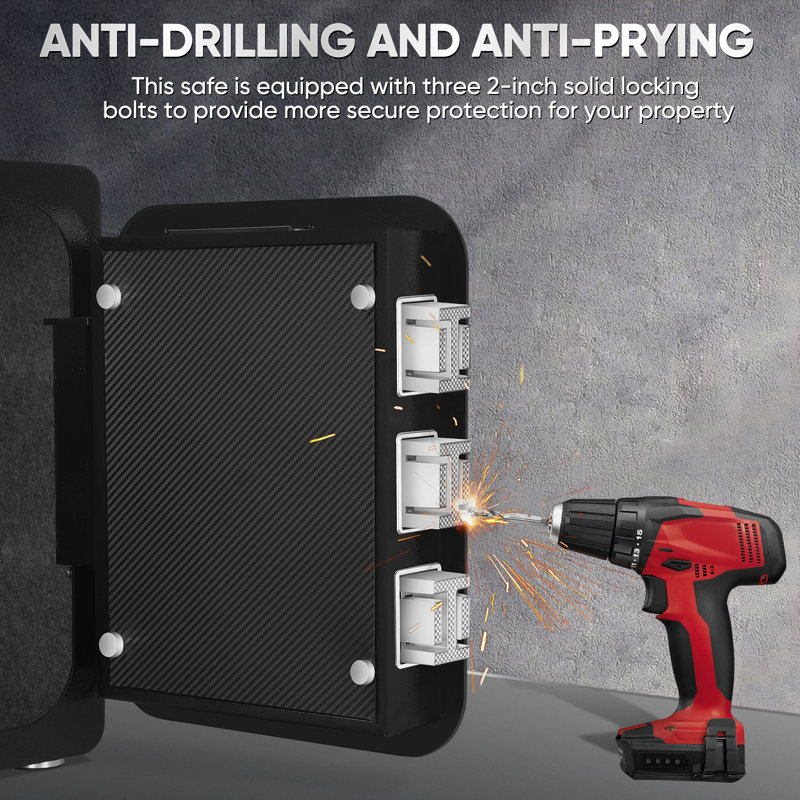 YITAHOME Paragon Safes Personal Digital Safe Box - Compact Steel ...