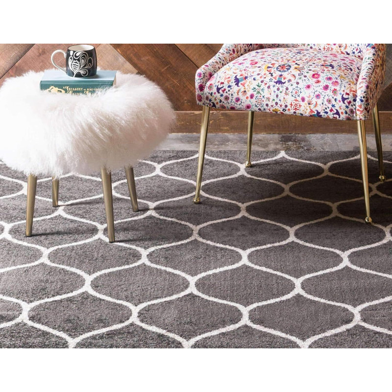 Red Barrel Studio® Trellis Frieze Collection Area Rug | Wayfair