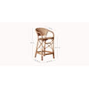 Woven Antibes Counter Stool In Terracotta | Perigold