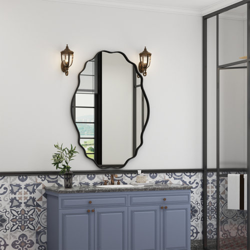 Winston Porter Mecbure Wavy Oval High-strength Aluminum Alloy Framed ...