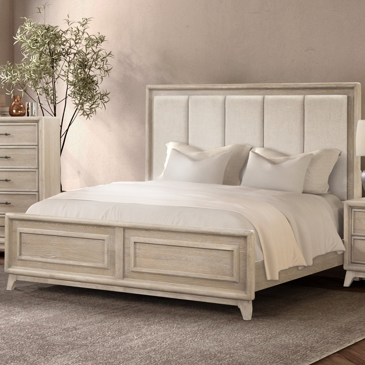 Gracie Oaks Durgin Panel Bed | Wayfair