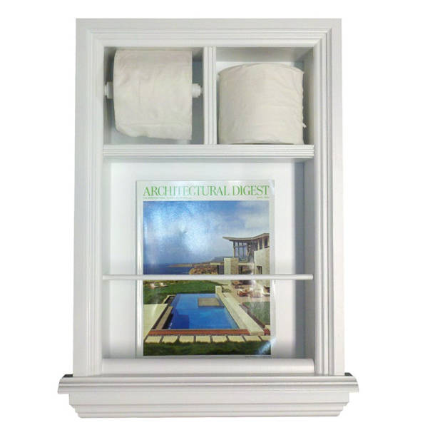 Timber Tree Cabinets Meridian Recessed Magazine Rack | Wayfair