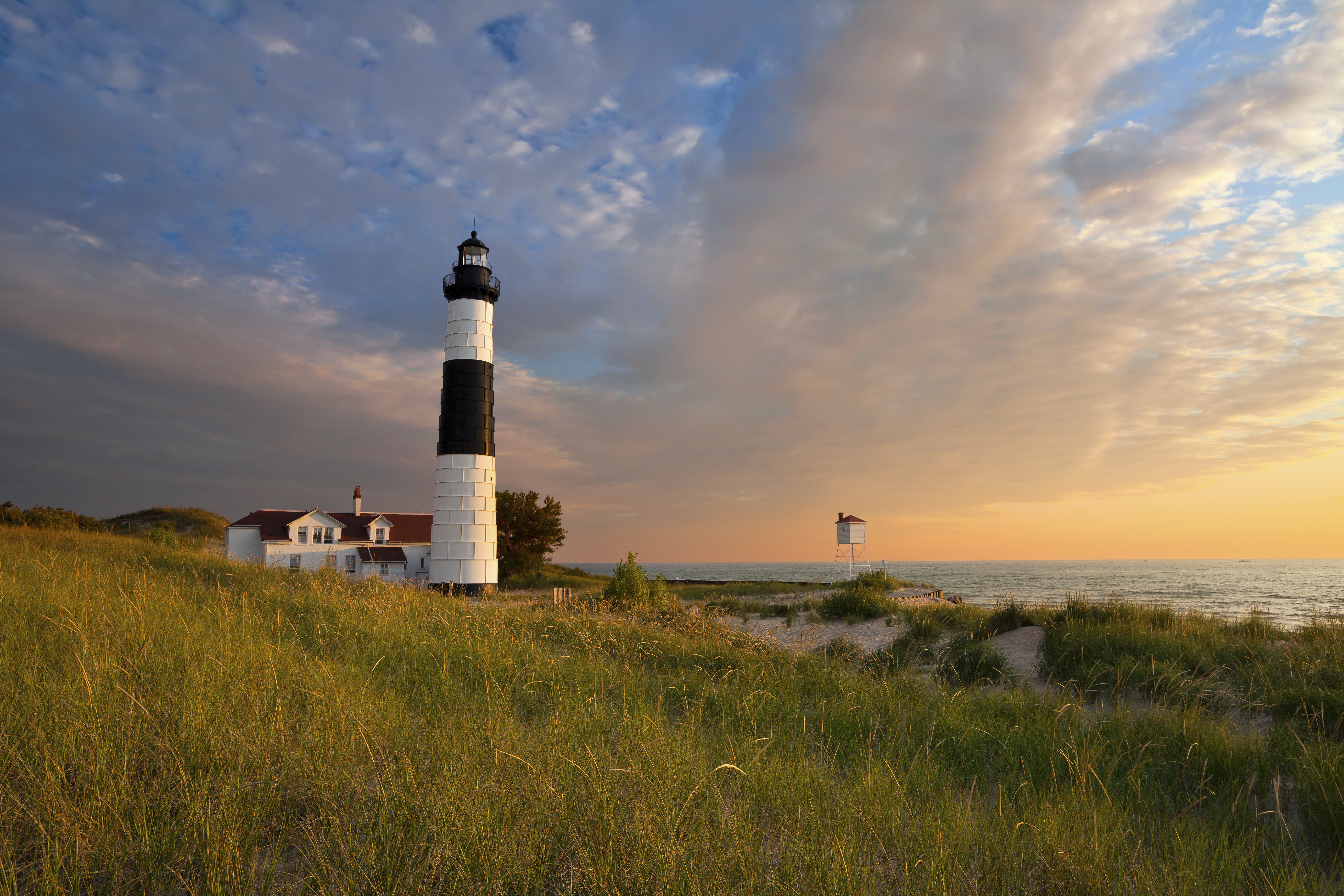 Breakwater Bay Big Sable Point Lighthouse by Rudybalasko - Wrapped ...