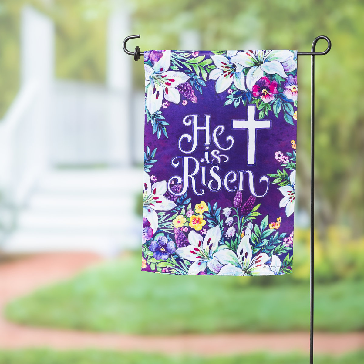 Trinx Drapeau de jardin en polyester 18 x 12,5 po Aaronveer - Wayfair ...