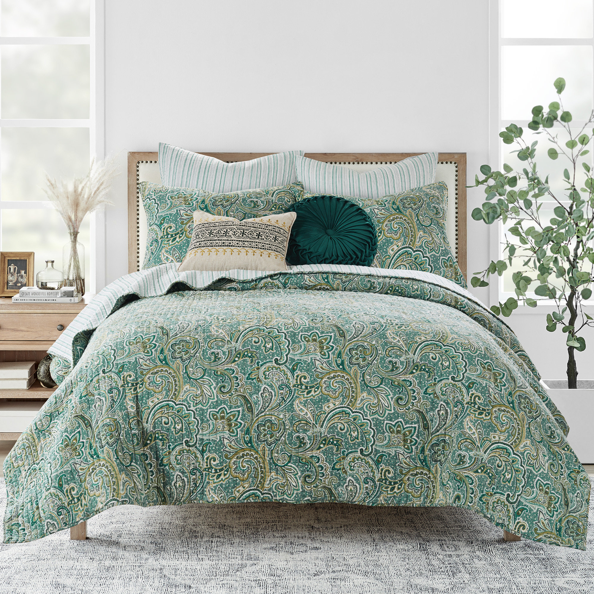 Levtex home Kimpton Green Quilt Set & Reviews | Wayfair
