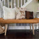 Wade Logan® Cheikh Genuine Leather Storage Bench & Reviews | Wayfair