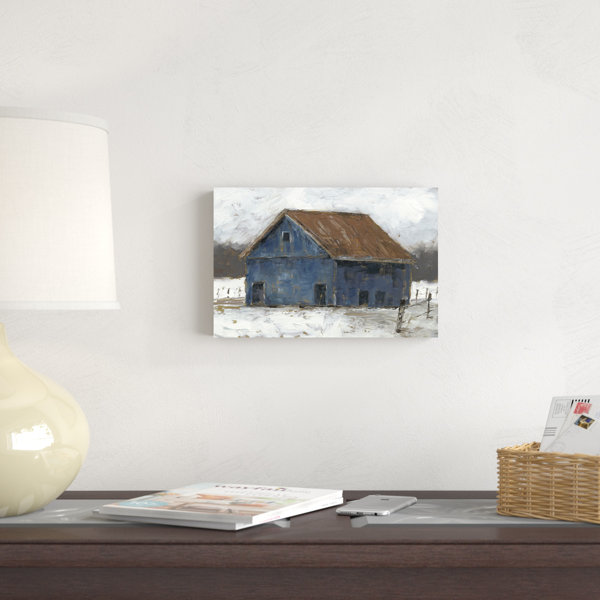 Lark Manor " Blue Barn II " by Ethan Harper Painting Print & Reviews ...