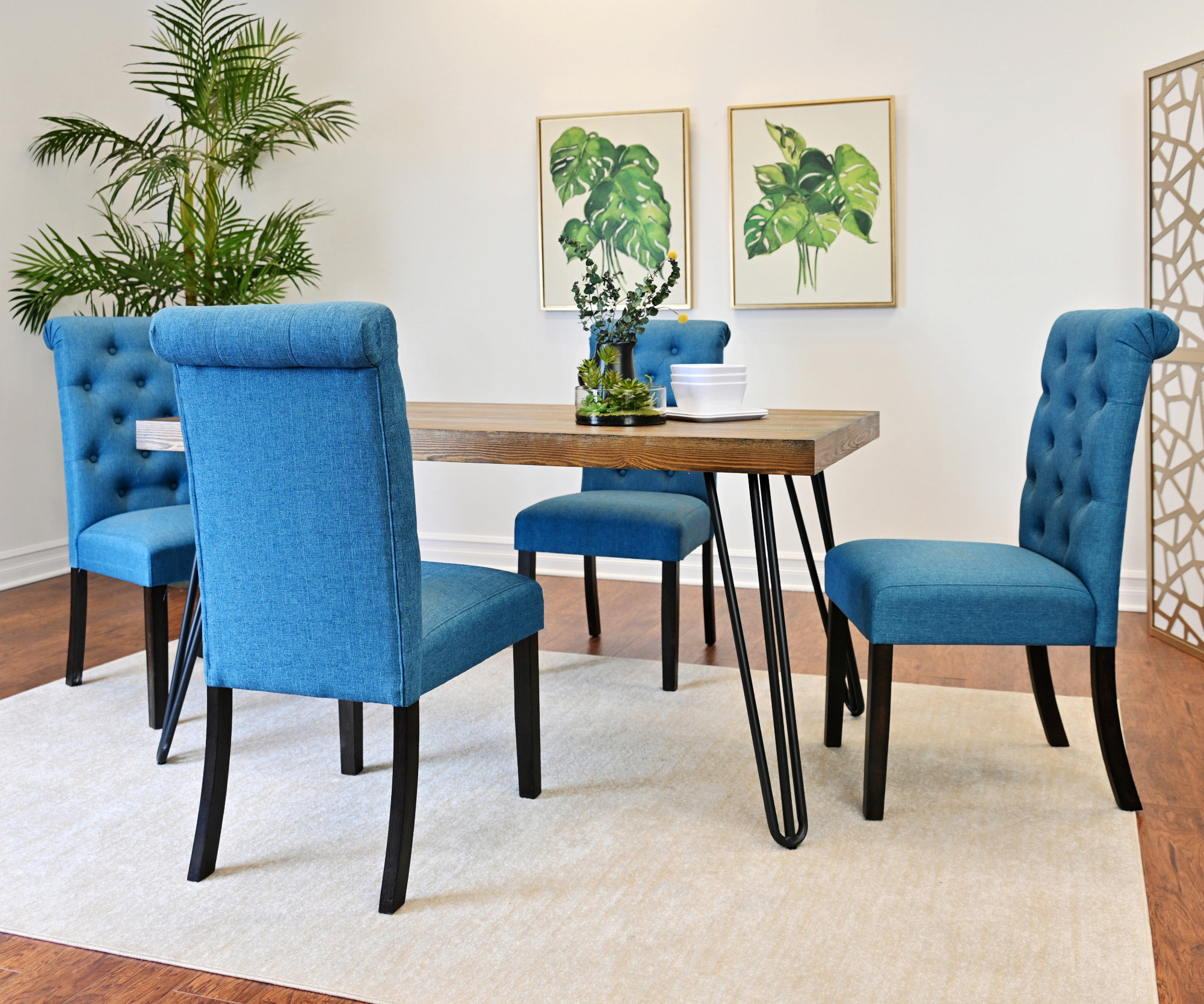 Lark Manor™ Dining Table Set, 5-Piece Dining Table Set, Rectangular ...