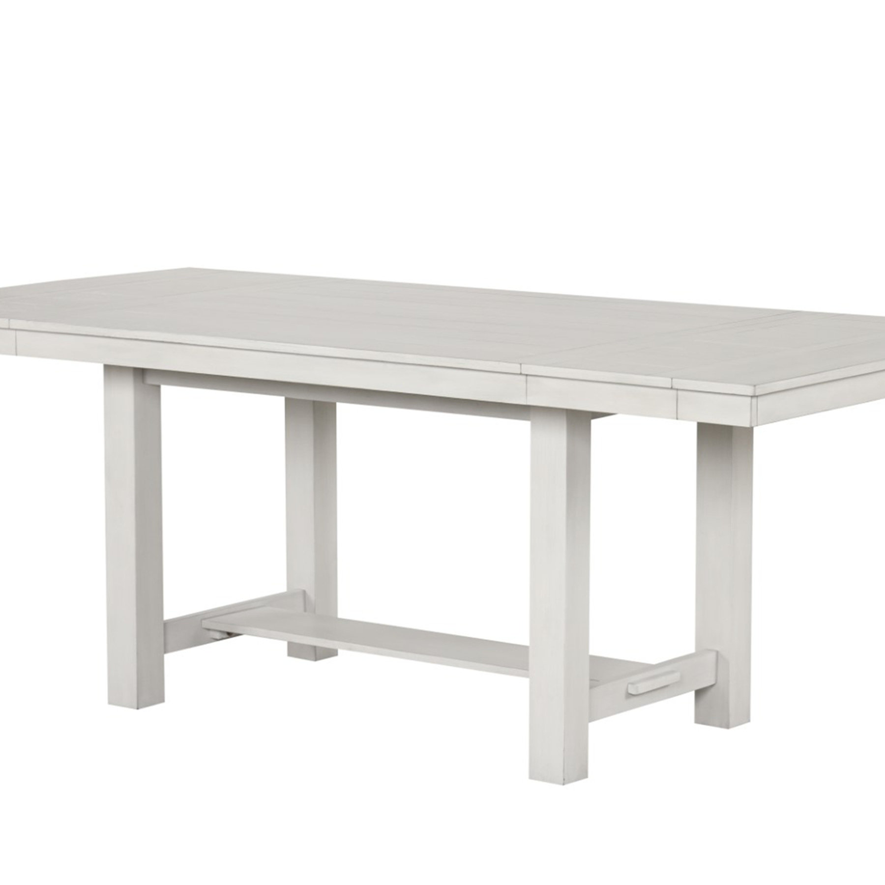 World Menagerie Dining Table w Leaves Block Trestle Base 1pc Table Dining Room Furniture | Wayfair