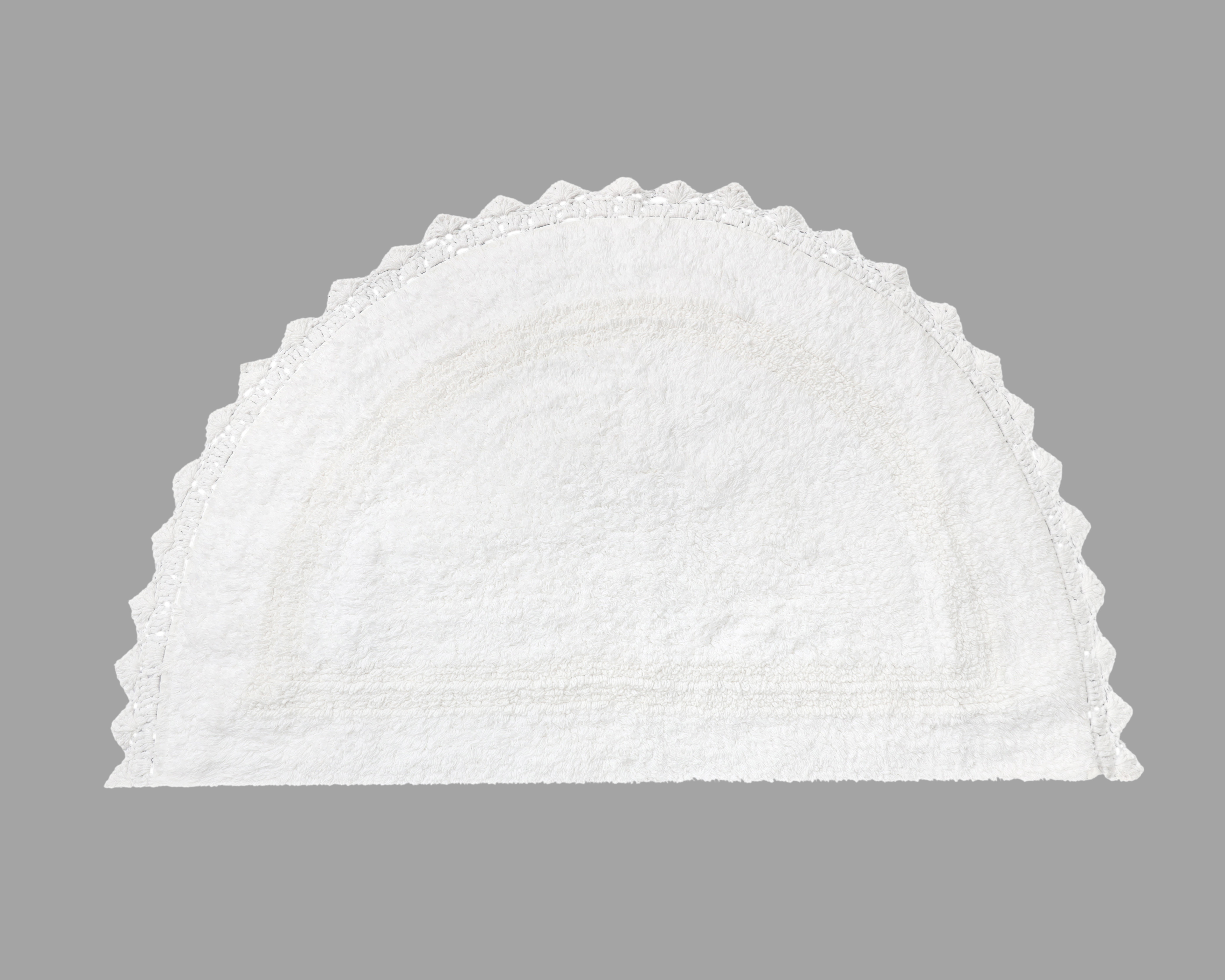 Red Barrel Studio® Crochet Triangle Lace Bath Rug & Reviews | Wayfair