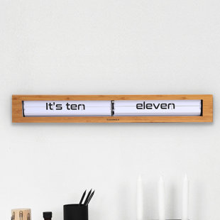 Rectangular Wall Clocks You'll Love | Wayfair