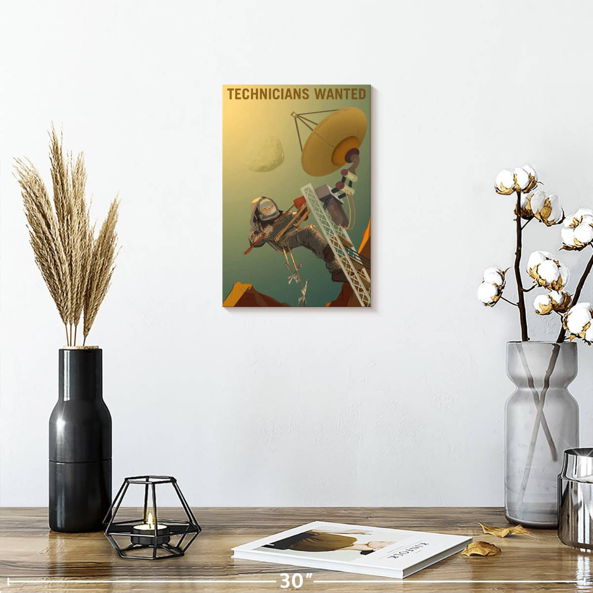 Ebern Designs Oberle Mars Explorers Wanted Poster II | Wayfair