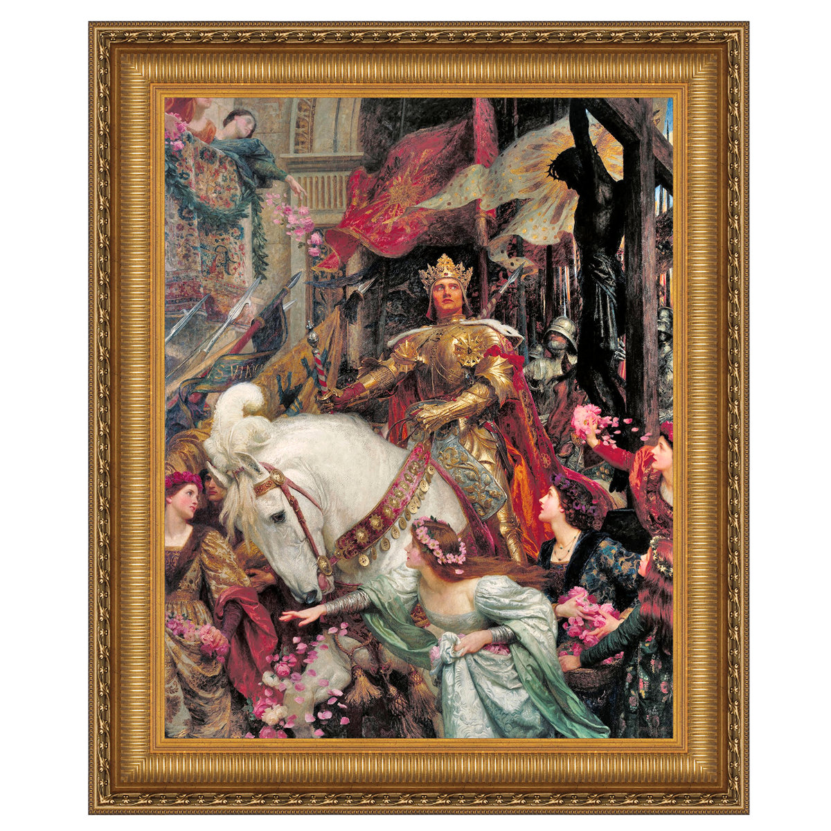 Design Toscano " The Two Crowns " by Frank Dicksee on Canvas | Wayfair