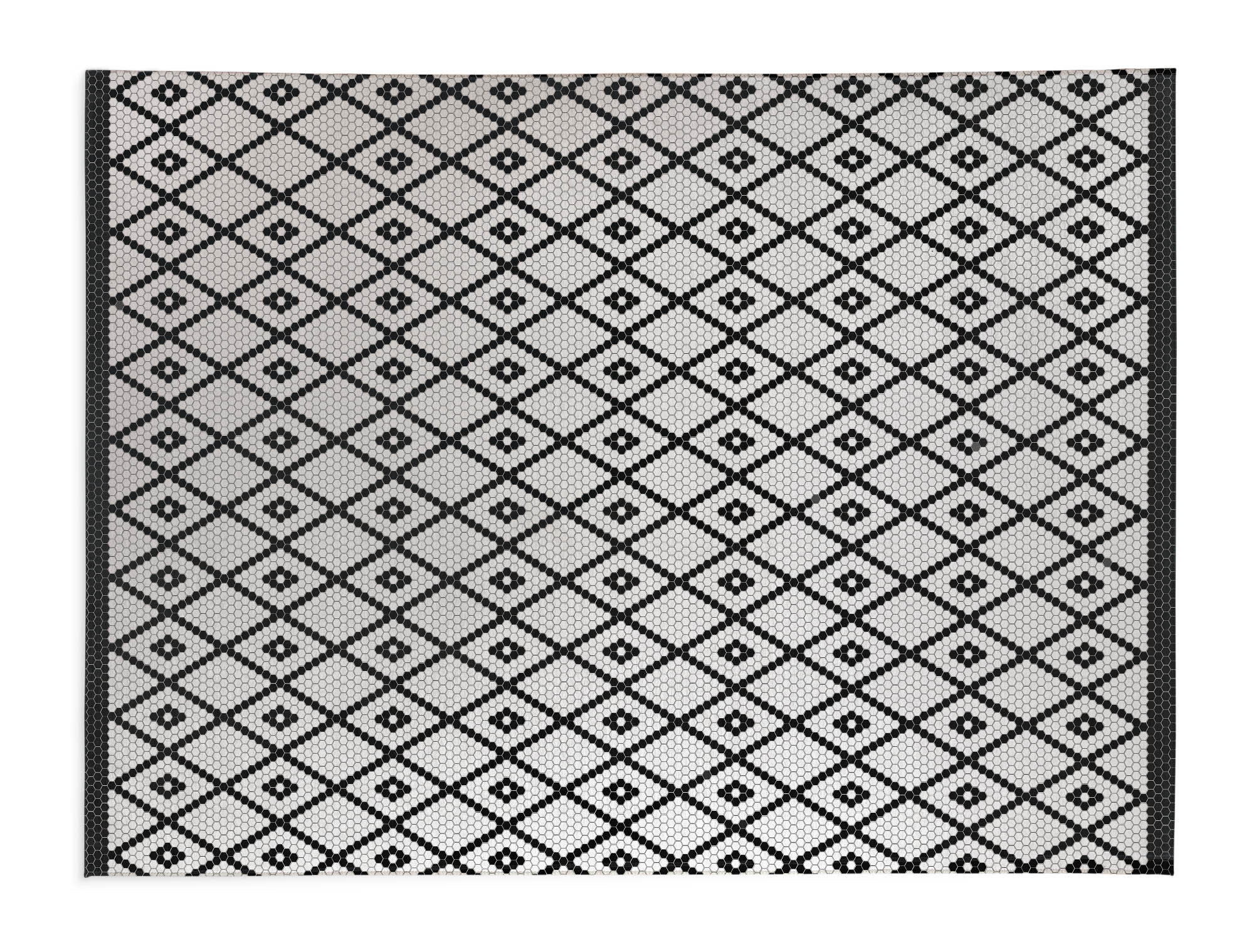 Christopher's Corner Penny Tile Diamond Office Mat | Wayfair