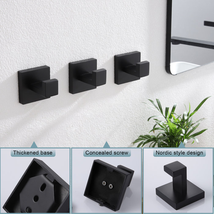 KOKOSIRI Robe Hook Wall Mounted & Reviews | Wayfair