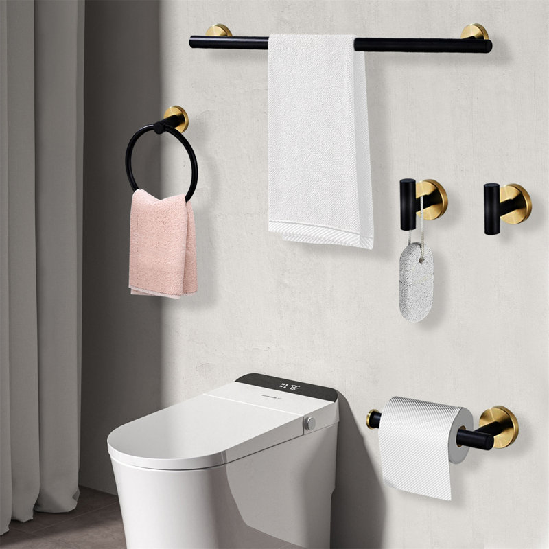 Mercer41 Ghalia 5 Piece Bathroom Accessory Set & Reviews - Wayfair Canada