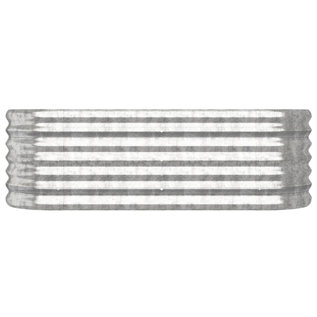 Arlmont & Co. Antawan 3.5 ft x 1.5 ft Powder-Coated Steel Raised Garden ...