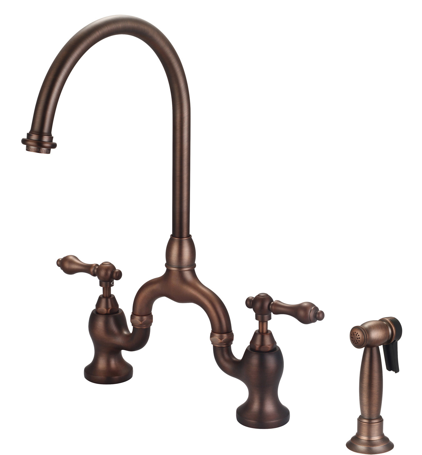 Barclay Banner Kitchen Bridge Faucet with Side Spray | Wayfair