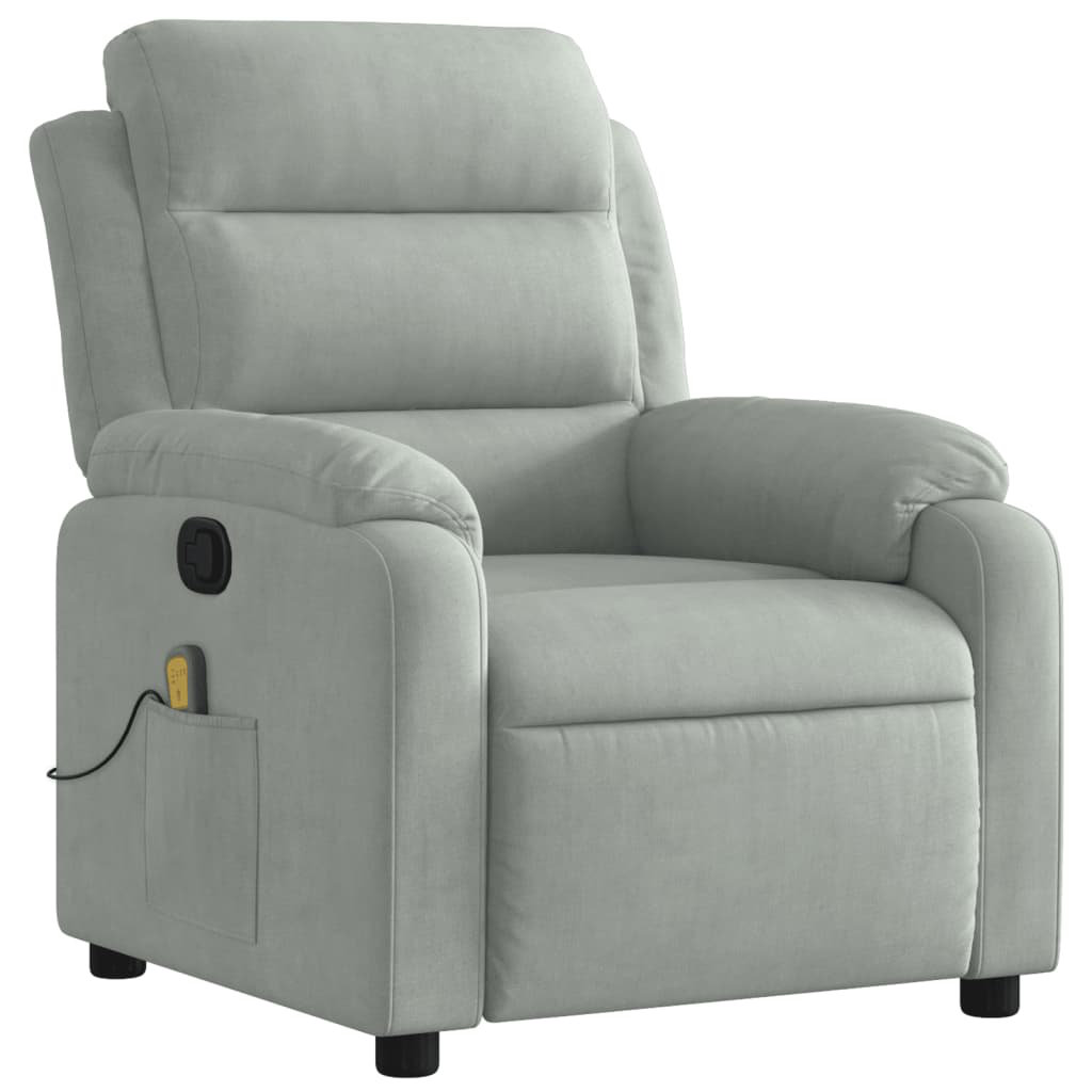 vidaXL Massage Recliner Chair with 6-Point Vibration Massage ...