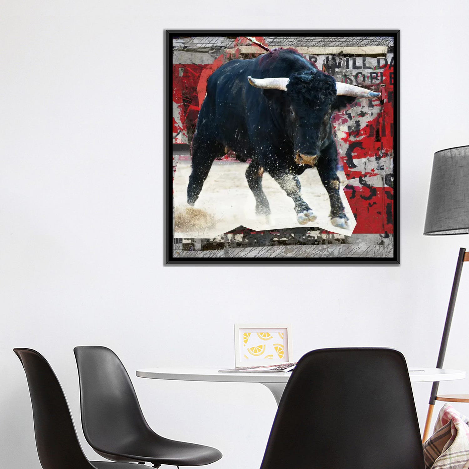 Ebern Designs "Mad Toro" by Luz Graphics Art on Canvas - Wayfair Canada