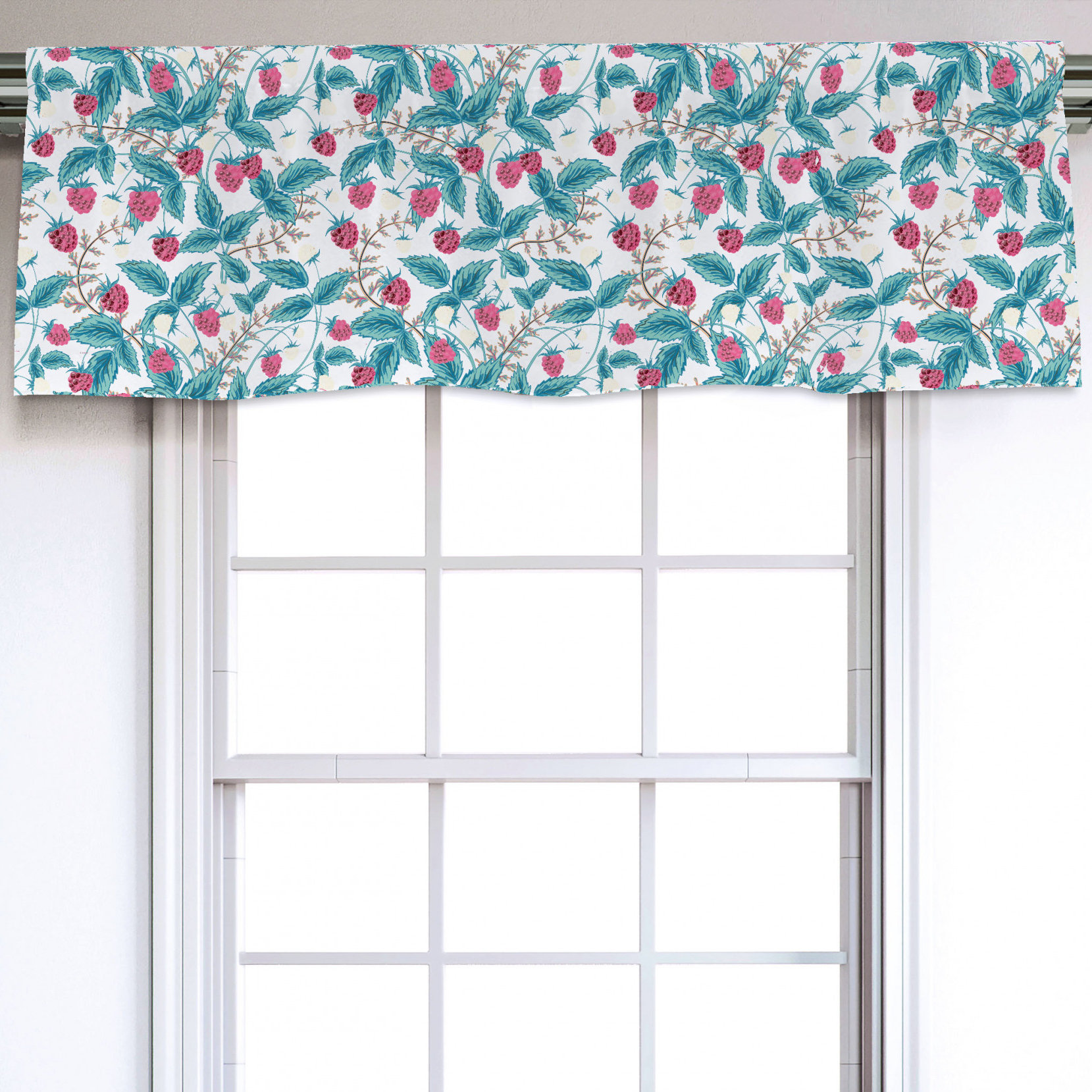 East Urban Home Fruit 54" Window Valance | Wayfair