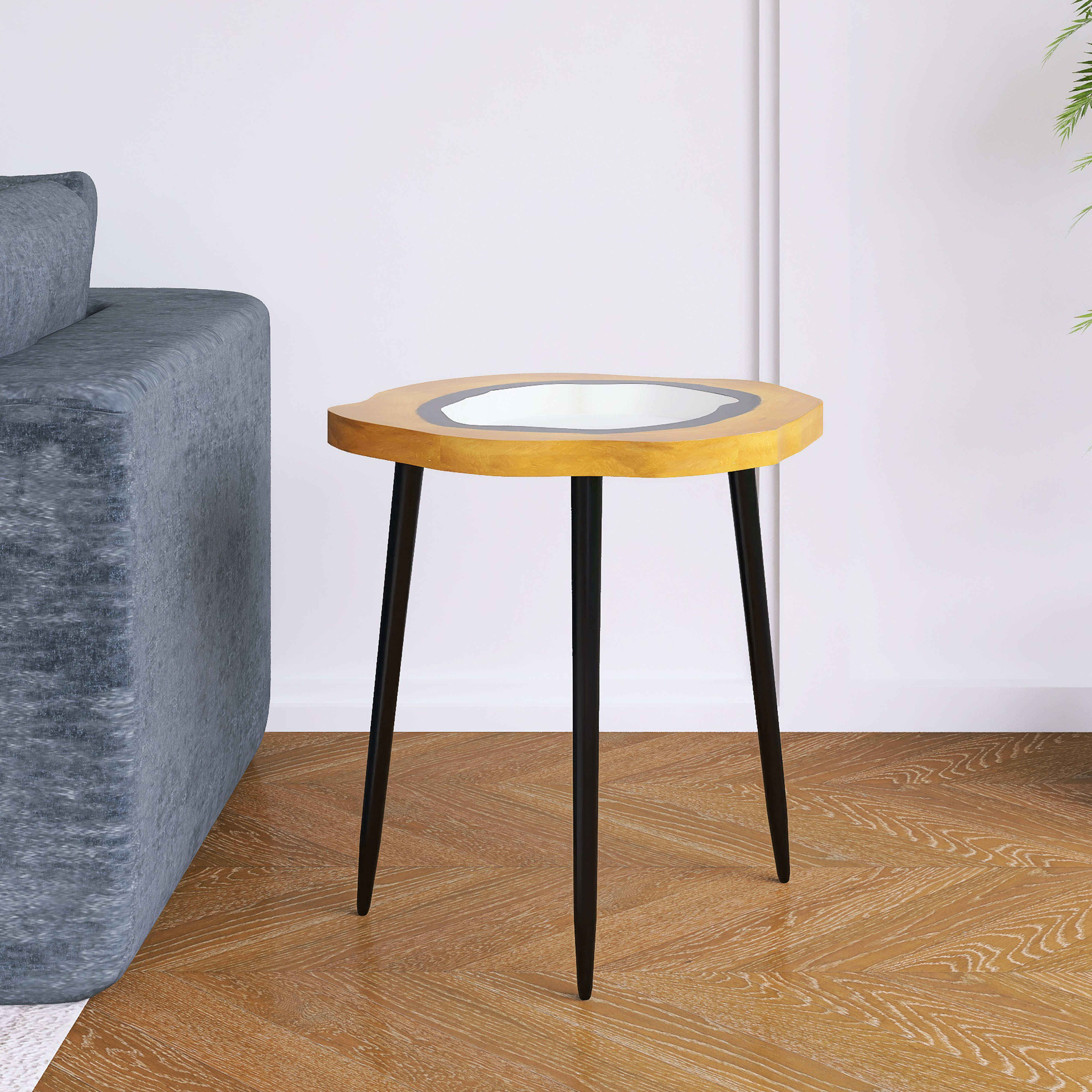 Millwood Pines Classic Three-Legged Design Side Table | Wayfair