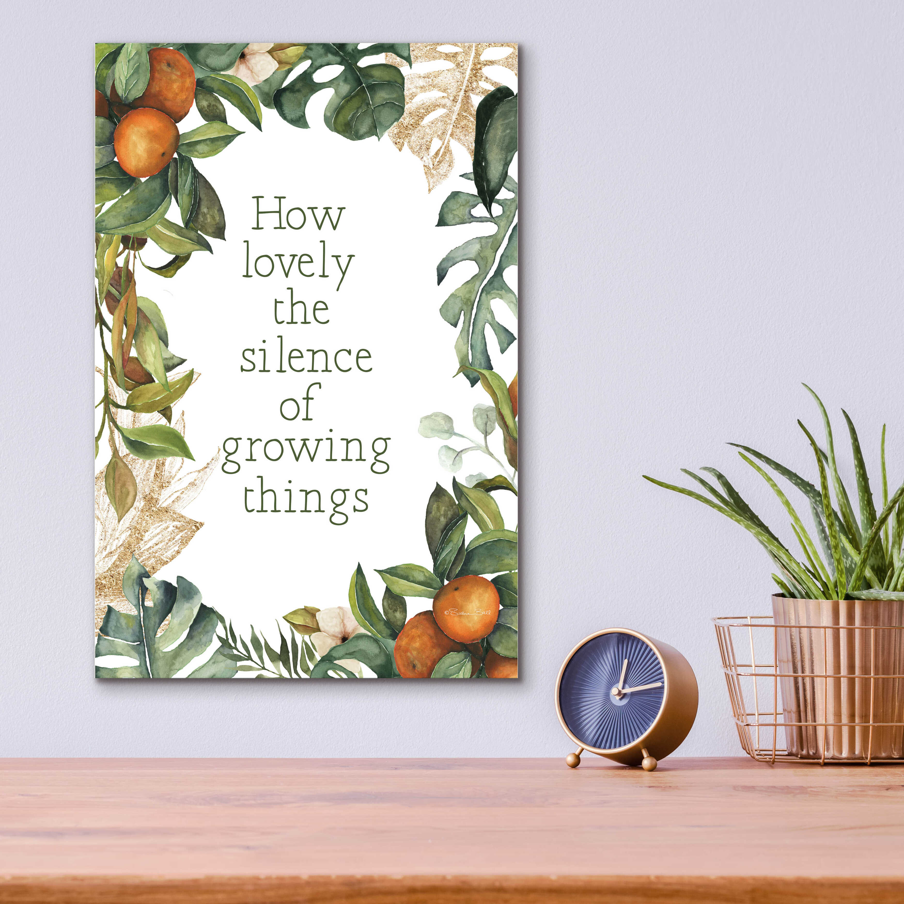 Trinx Epic Art 'Silence Of Growing Things' by Susan Ball Silence Of ...