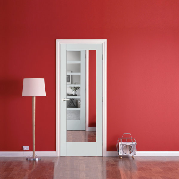 Verona Home Design Mirrored Primed Prehung Interior Door - Wayfair Canada