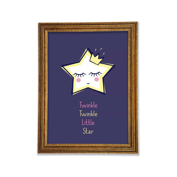 Zoomie Kids Twinkle Twinkle - Single Picture Frame Art Prints | Wayfair ...