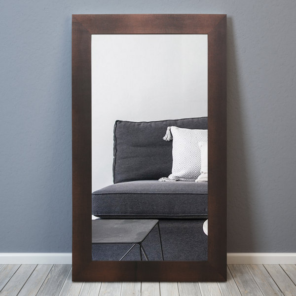 Empire Art Direct Metallic Shagreen Leather Framed Beveled Accent ...