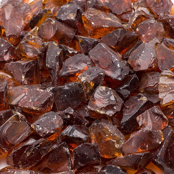 Margo Garden Products Dragon Glass Landscape Fire Pit Glass & Reviews ...