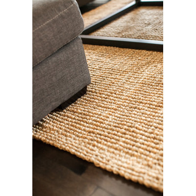 Asta Hand-Loomed Jute Indoor Area Rug in Andes Natural & Reviews ...