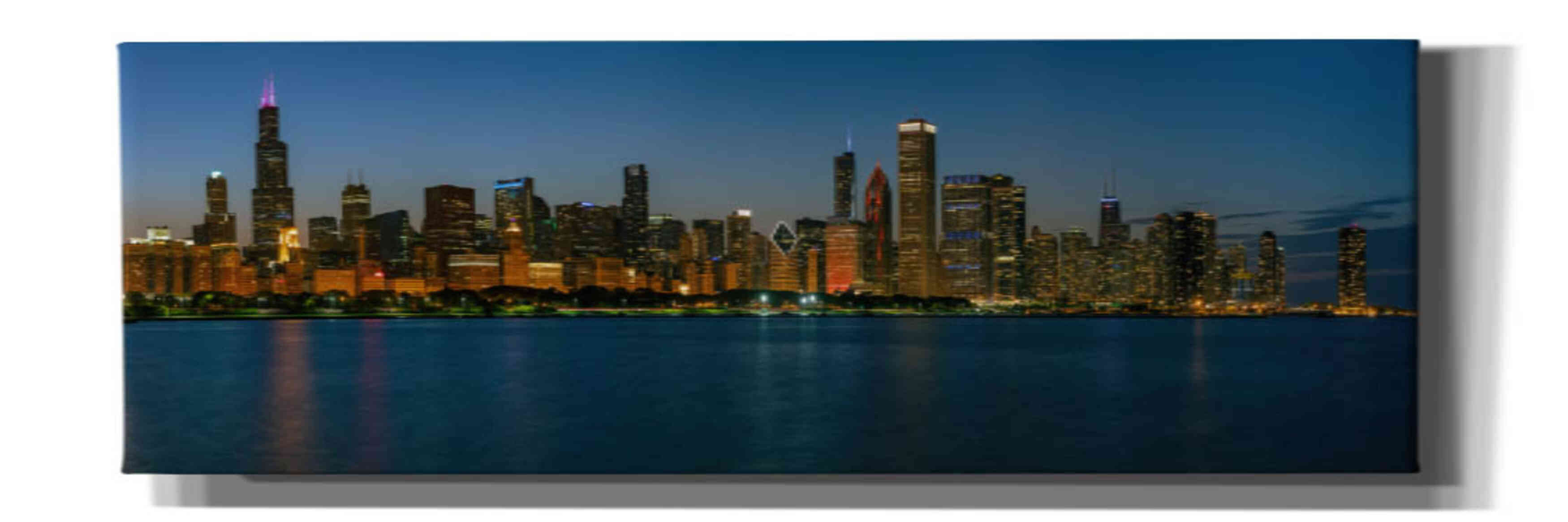 Latitude Run® Good Night Chicago by Epic Portfolio - Wrapped Canvas ...