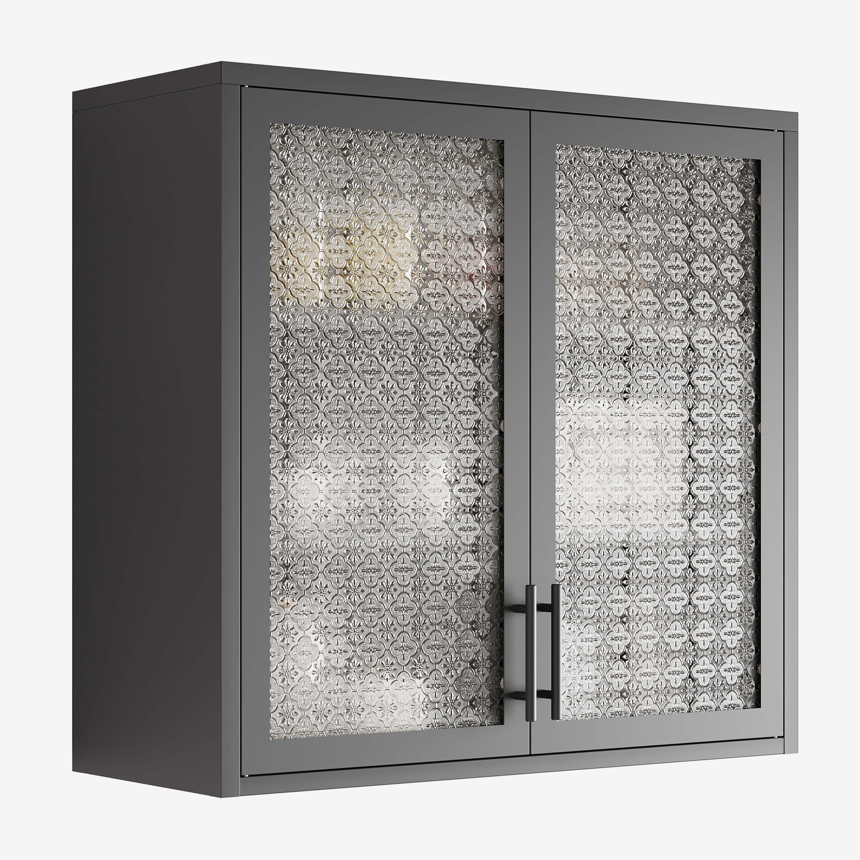 Corrigan Studio Retro Style Wall Mounted Cabinet Table-Top Storage ...