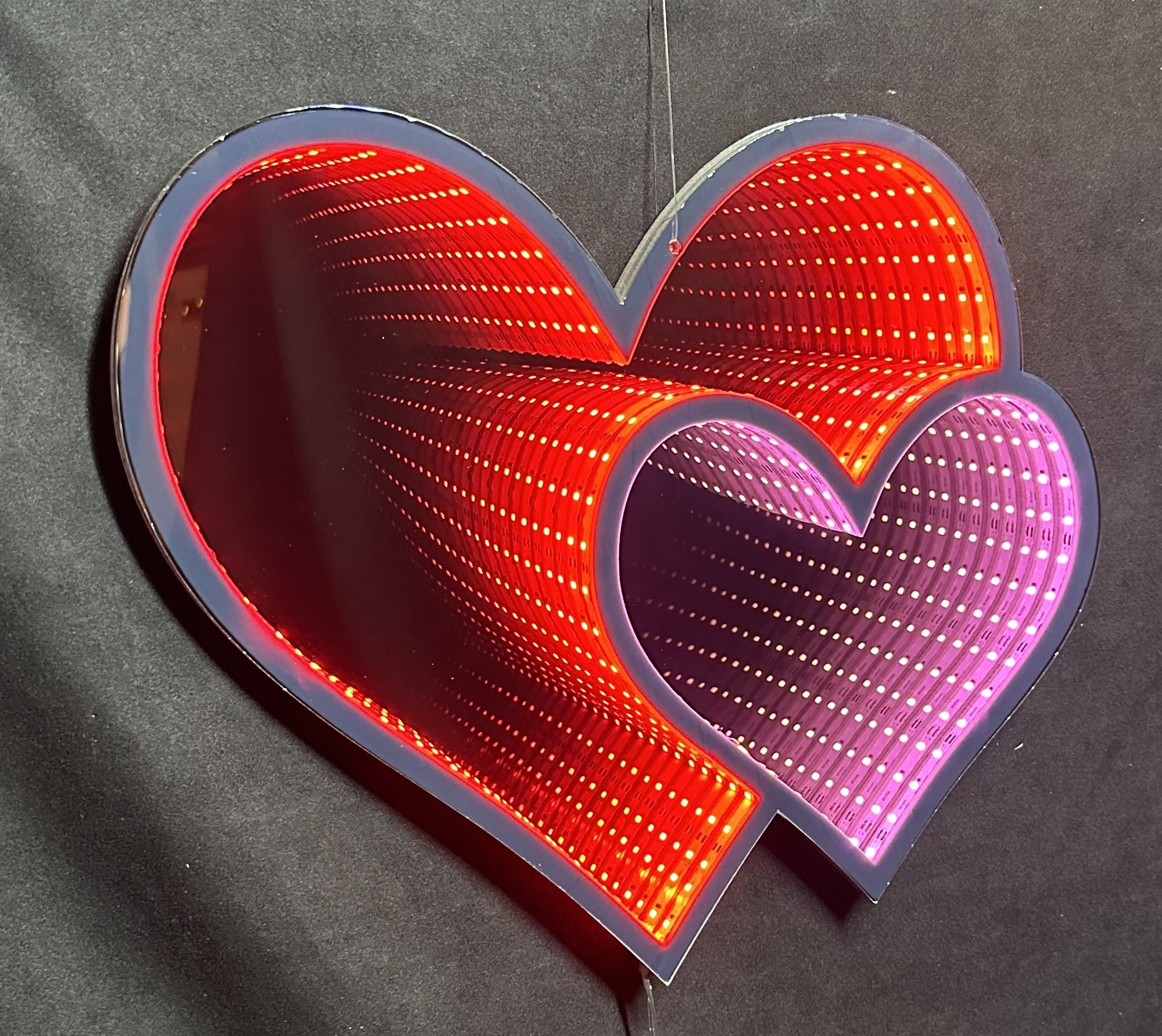 The Holiday Aisle® Hanging Heart Kanija Light Display 15.75"H | Wayfair