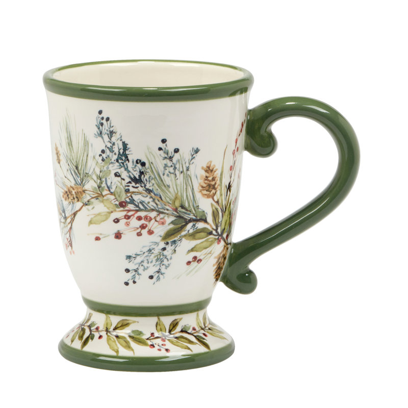 Certified International Winters Forest Set of 4 Mugs 18 oz | Wayfair